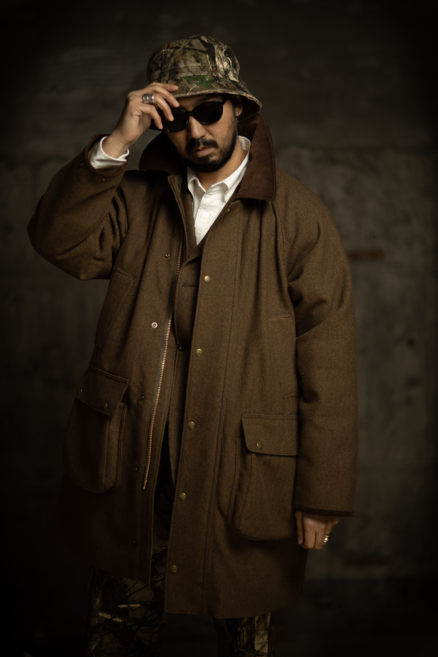 HEATHER WOOL FIELD COAT – TAKE&SONS