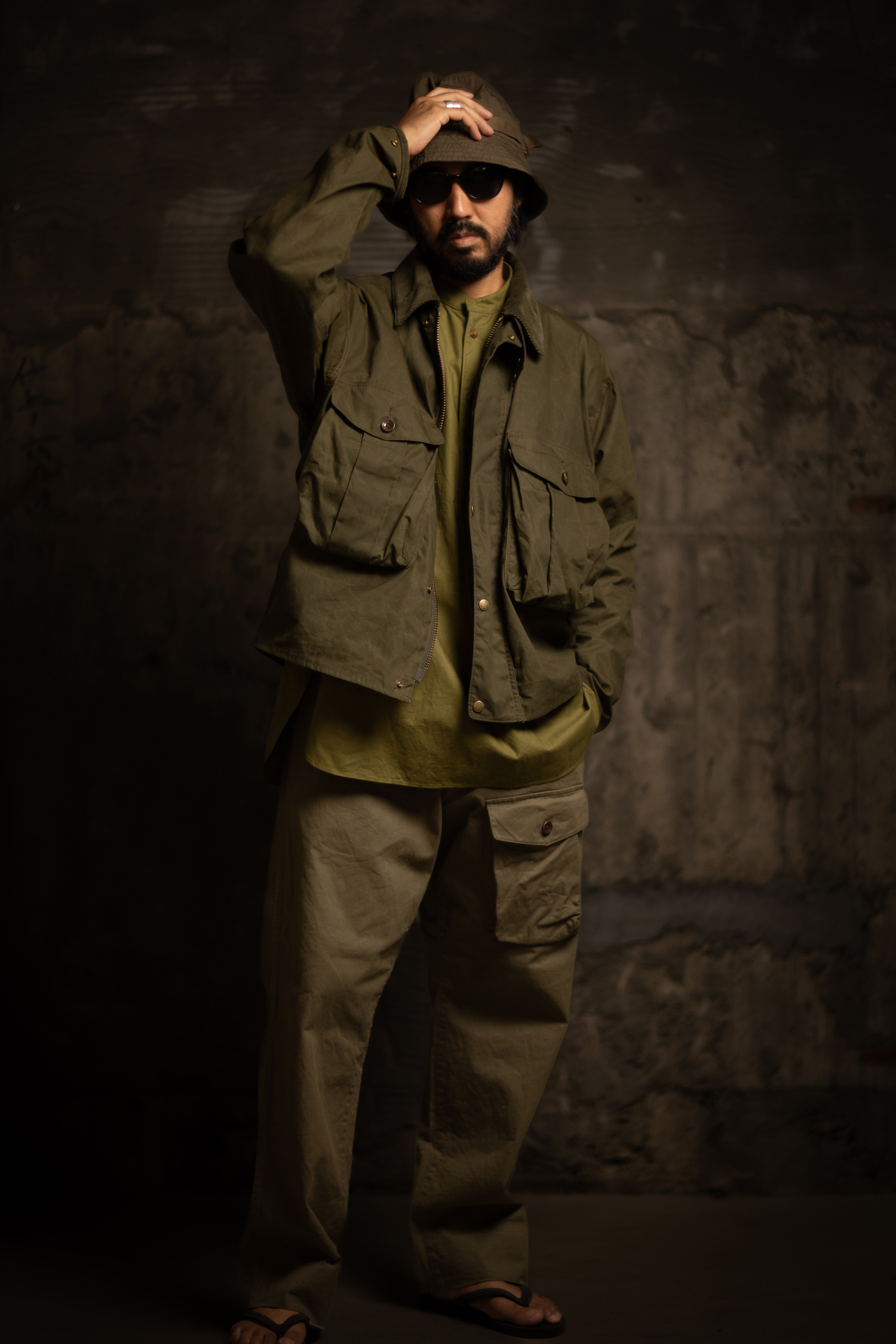 PARAFIN COTTON CASTING JACKET – TAKE&SONS